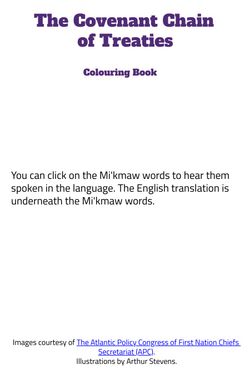 Book Creator | The Covenant Chain of Treaties