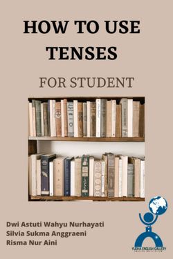 Book Creator | How To Use Tenses For Student