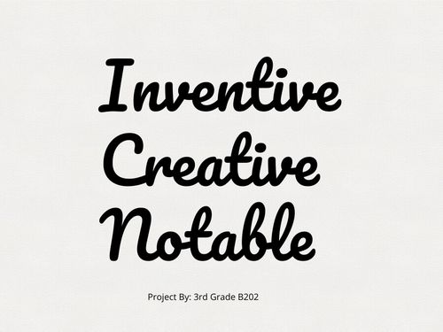 Book Creator | Inventive, Creative, Notable