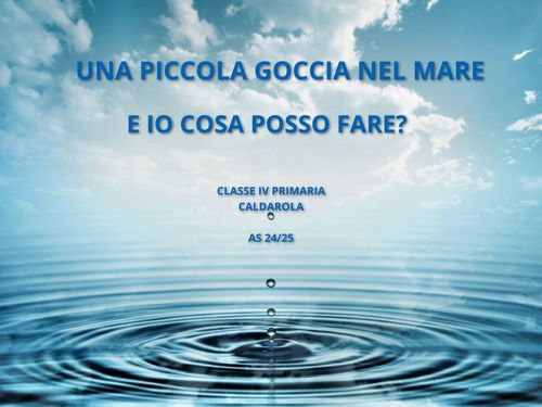 Book Creator | Una piccola goccia nel mare