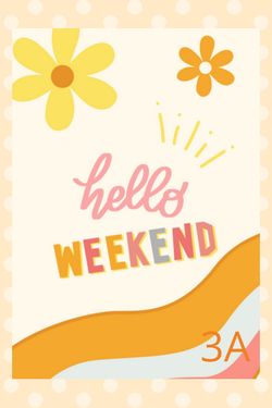 Book Creator | My Weekend 3A