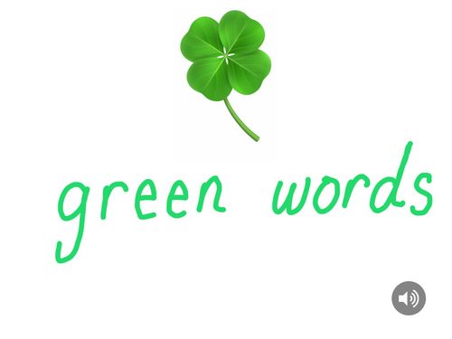 Book Creator | Green Sight Words