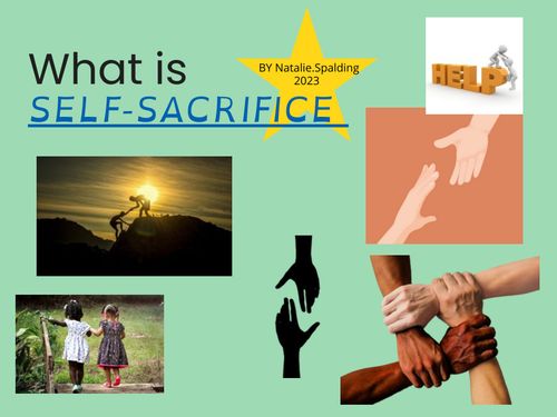 Book Creator | Natalie Spalding Self Sacrifice