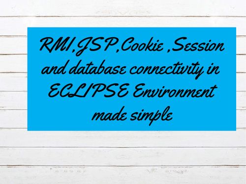 Book Creator | RMI,Cookie,Session and Database connectivity in eclipse ...