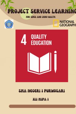 Book Creator | Project Service Learning SDGs - Zero Waste