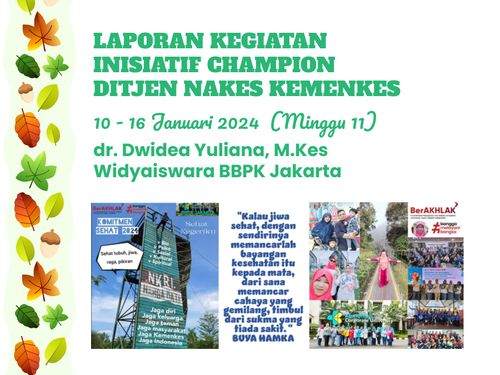 Book Creator | LAPORAN INISIATIF CHAMPION KEMENKES MINGGU 11