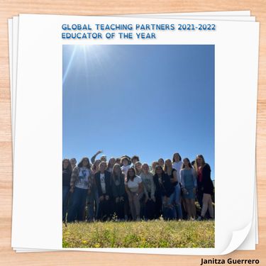 Book Creator | GLOBAL TEACHING PARTNERS 2021-2022 EDUCATOR OF THE YEAR