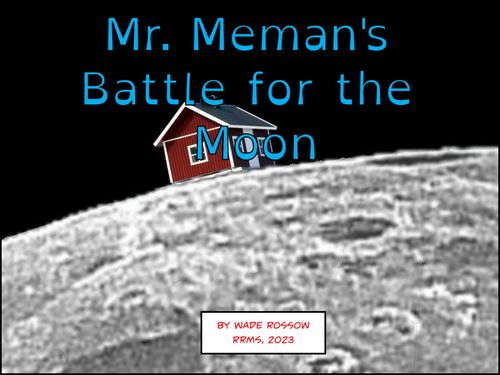 Book Creator | Mr. Meman's Battle for the Moon