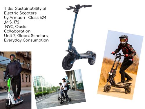 Book Creator | 624 Electric Scooter Photo Journal