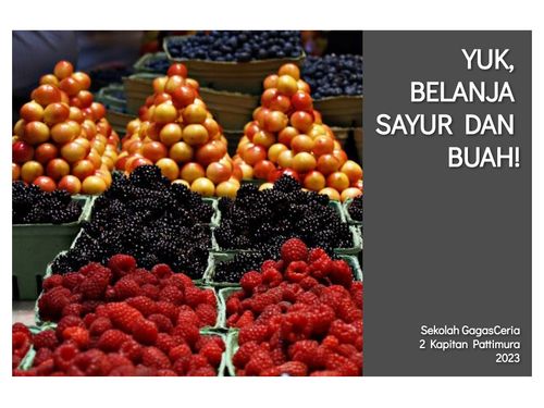Book Creator | YUK, BELANJA SAYUR DAN BUAH 2 KP