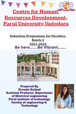 Book Creator | Induction Programme for Faculties of Parul University
