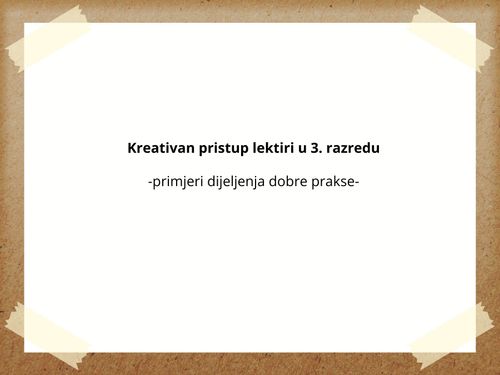 Book Creator | Kreativan pristup lektiri u 3. razredu
