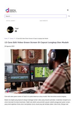 Book Creator | Teknik green screen