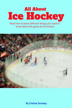 Book Creator | All About Ice Hockey