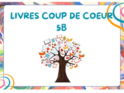 Book Creator | Livres coup de coeur 5B