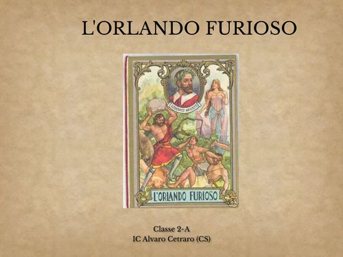 Book Creator | L'ORLANDO FURIOSO