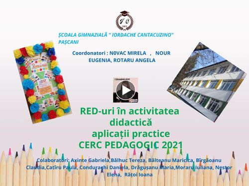 Book Creator | RED - în activitatea la clasă