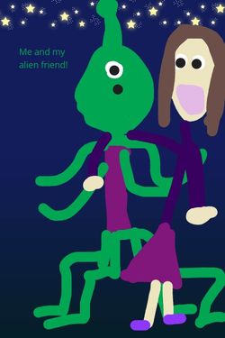 Book Creator | Me and my alien friend!