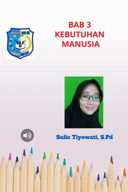 Book Creator | BAB 3 KEBUTUHAN MANUSIA