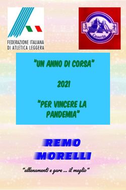 Book Creator | Le mie gare podistiche 2021