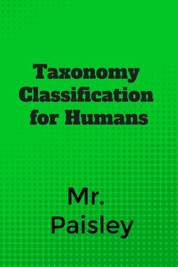 Book Creator | Taxonomy For Humans