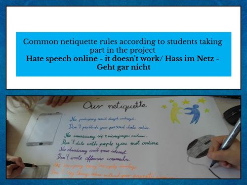 Book Creator | Common netiquette rules according to students taking ...