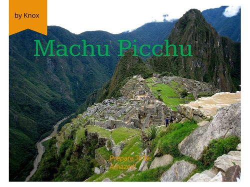 Book Creator | Machu Picchu