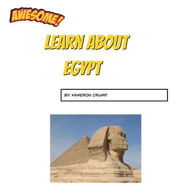 Book Creator | Learn About Egypt