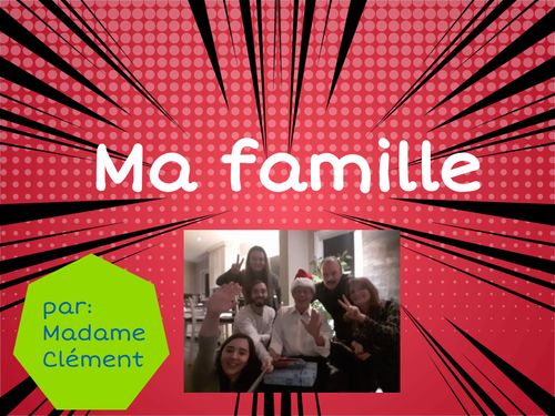 Book Creator | Ma famille (écriture 3e année)