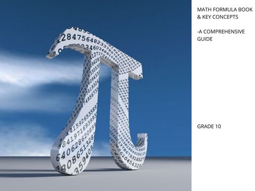 Book Creator | MATH FORMULA BOOK & KEY CONCEPTS -A COMPREHENSIVE GUIDE