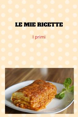 Book Creator | Le mie ricette