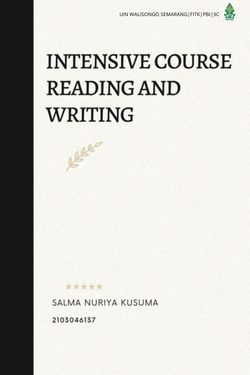 Book Creator | Intensive course reading and writing