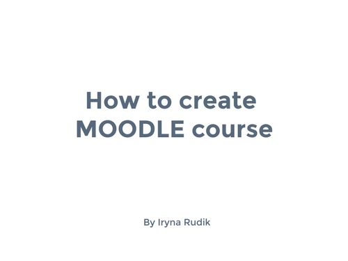 Book Creator | How to create MOODLE course