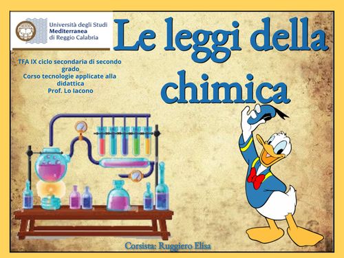 Book Creator | Le leggi della chimica