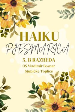 Book Creator | Haiku pjesmarica