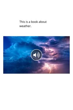 Book Creator | The Weather