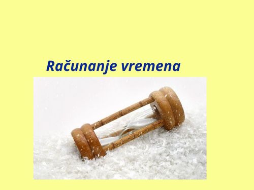 Book Creator | Računanje vremena
