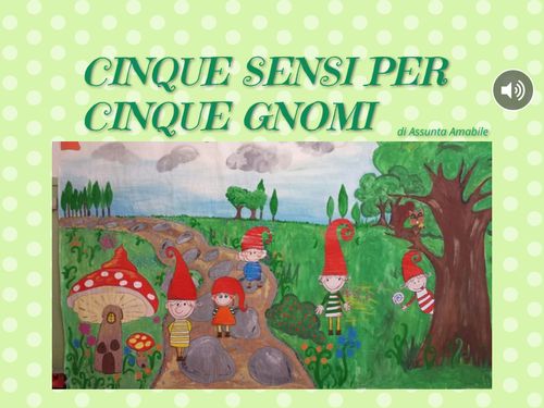 Book Creator | Cinque sensi per cinque gnomi