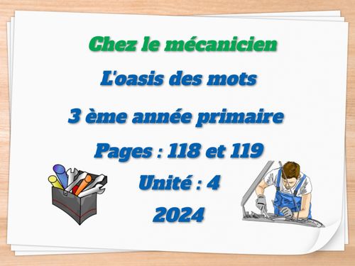Book Creator | Chez le mécanicien
