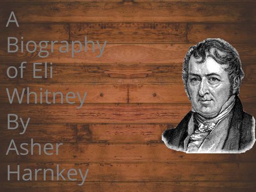 Book Creator | Eli Whitney