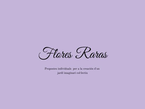 Book Creator | flores raras