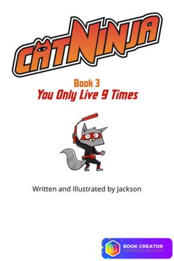 Book Creator | Cat Ninja Book 3