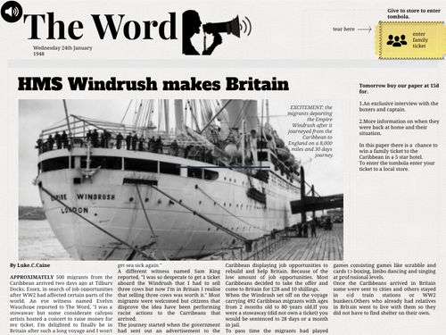 Book Creator | Windrush