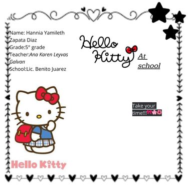 Book Creator | Hello Kitty at school