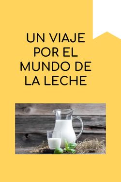 Book Creator | TIPOS DE LECHE