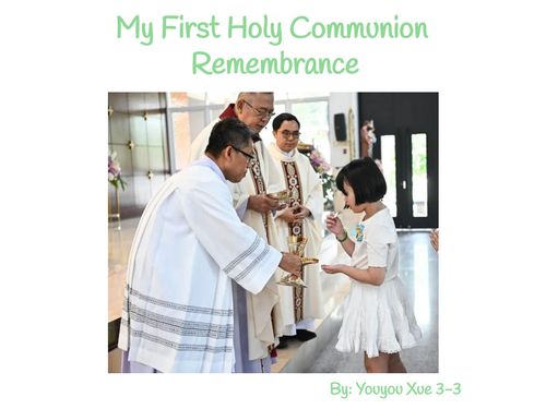 Book Creator | My First Holy Communion Remembrance