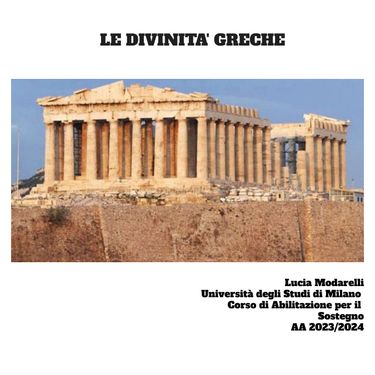 Book Creator | Le divinità greche