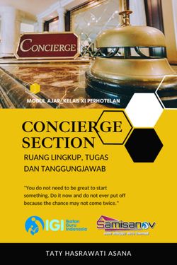 Book Creator | Concierge Section 1