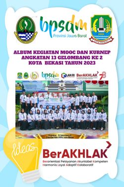 Book Creator | ALBUM KEGIATAN MOOC DAN KURNEP ANKATAN 13 GELOMBANG 2