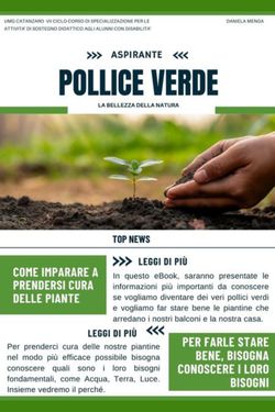 Book Creator | Aspirante Pollice Verde